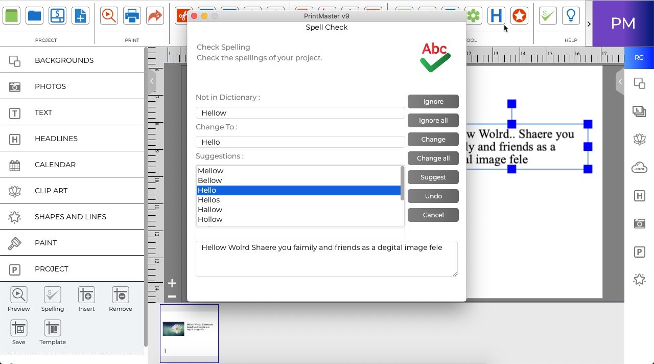 Project - PrintMaster v9 Userguide